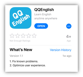 QQ English ra mắt ứng dụng Daily Practice